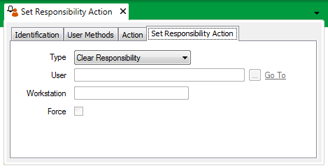 Alarm Redirection Guide - Define the Set Responsibility Action Details (Configure a Redirection ...